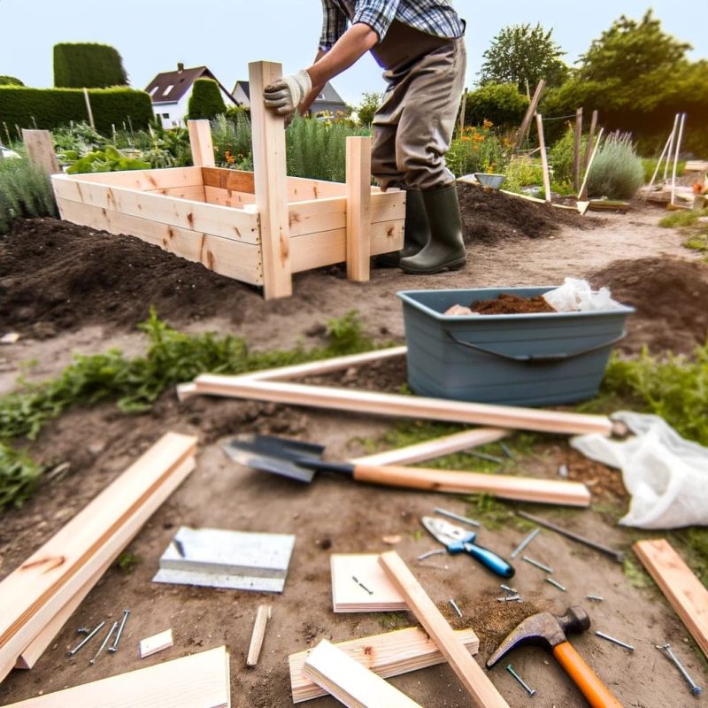 Hochbeet selber bauen